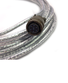 Six-core, shielded cable with threaded Bendix 6pin connector - Azurr ...